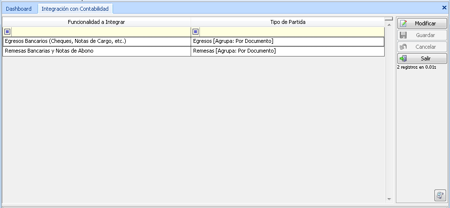 Integración con Contabilidad - Brilo ERP Docs